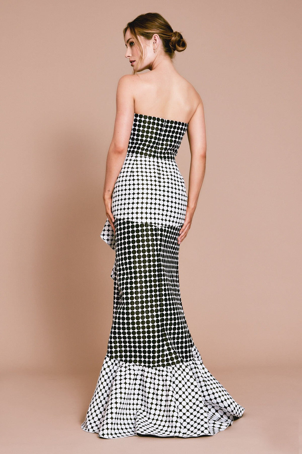 Graham Jaquard Draped Gown – Tadashi Shoji Official Online Boutique