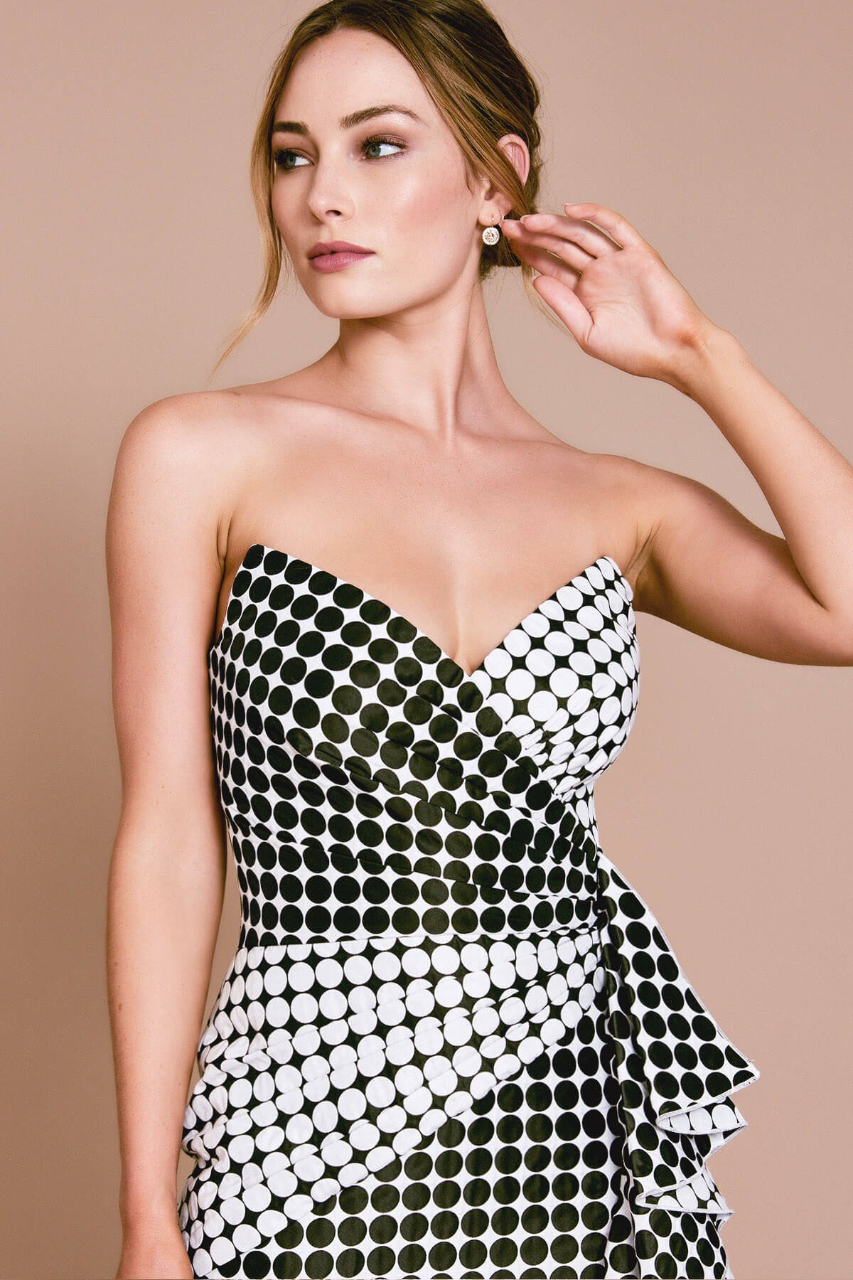 Graham Jaquard Draped Gown – Tadashi Shoji Official Online Boutique