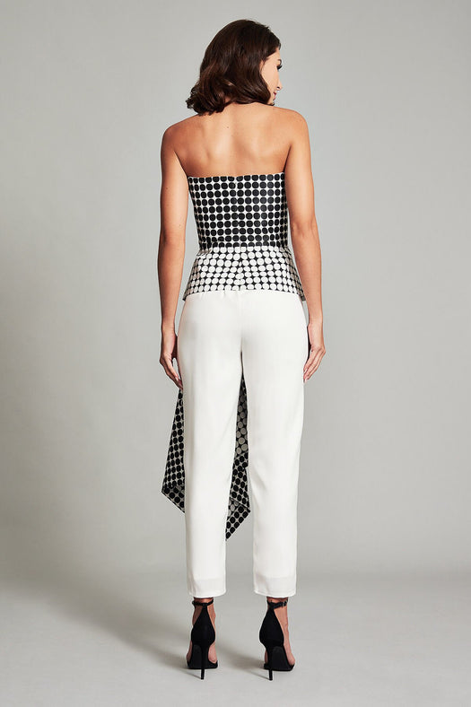 Junko Sweetheart Cascading Jumpsuit – Tadashi Shoji Official Online ...