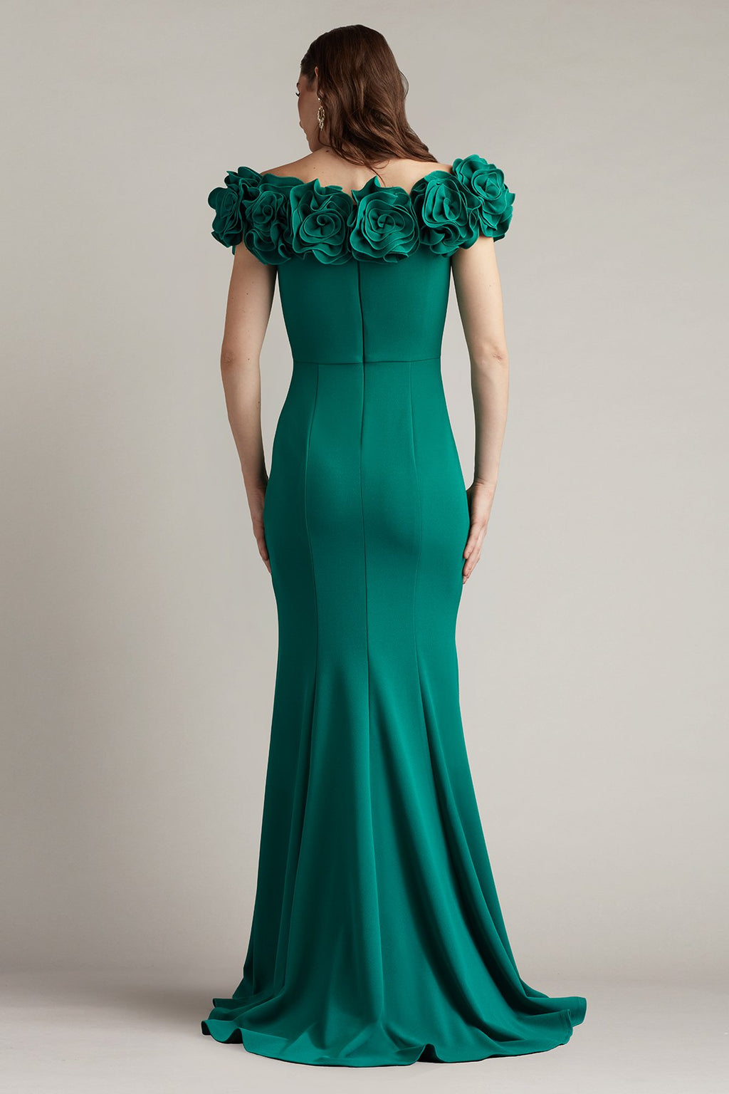 Avenne Rosette-Embellished Gown – Tadashi Shoji Official Online Boutique