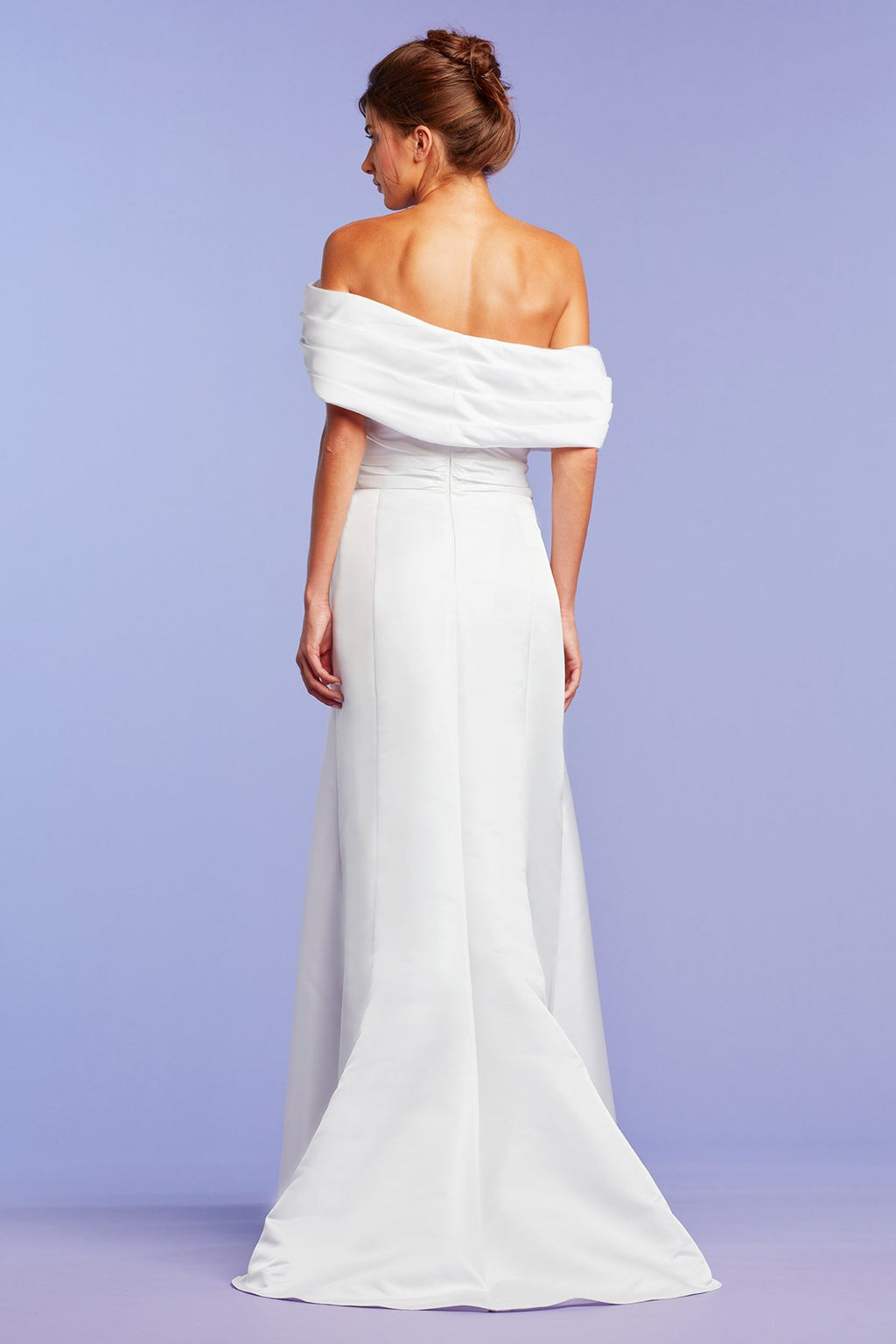 Tenley Satin Jacquard Gown – Tadashi Shoji Official Online Boutique