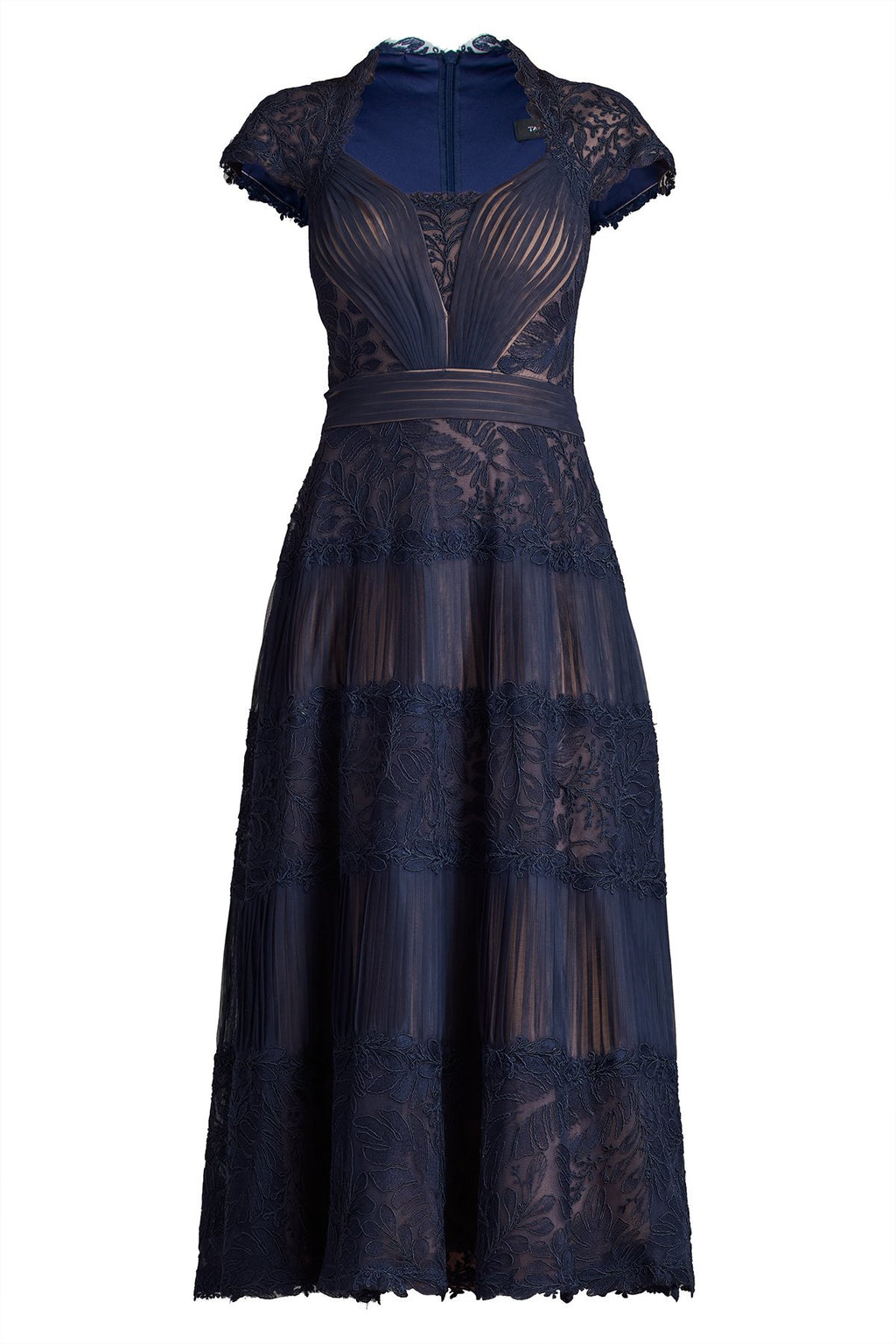 Boette Lace Tea-Length Dress – Tadashi Shoji Official Online Boutique